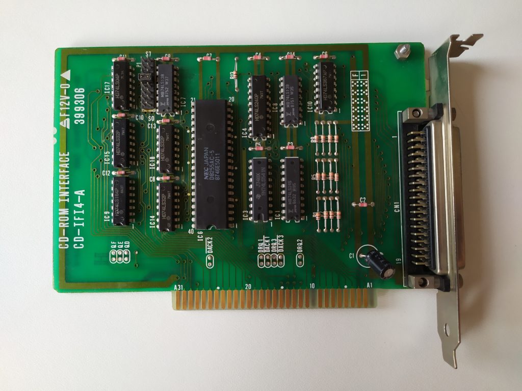 CD-ROM Controller Hitachi IFI4-A ISA 8 bit (1988) | JES